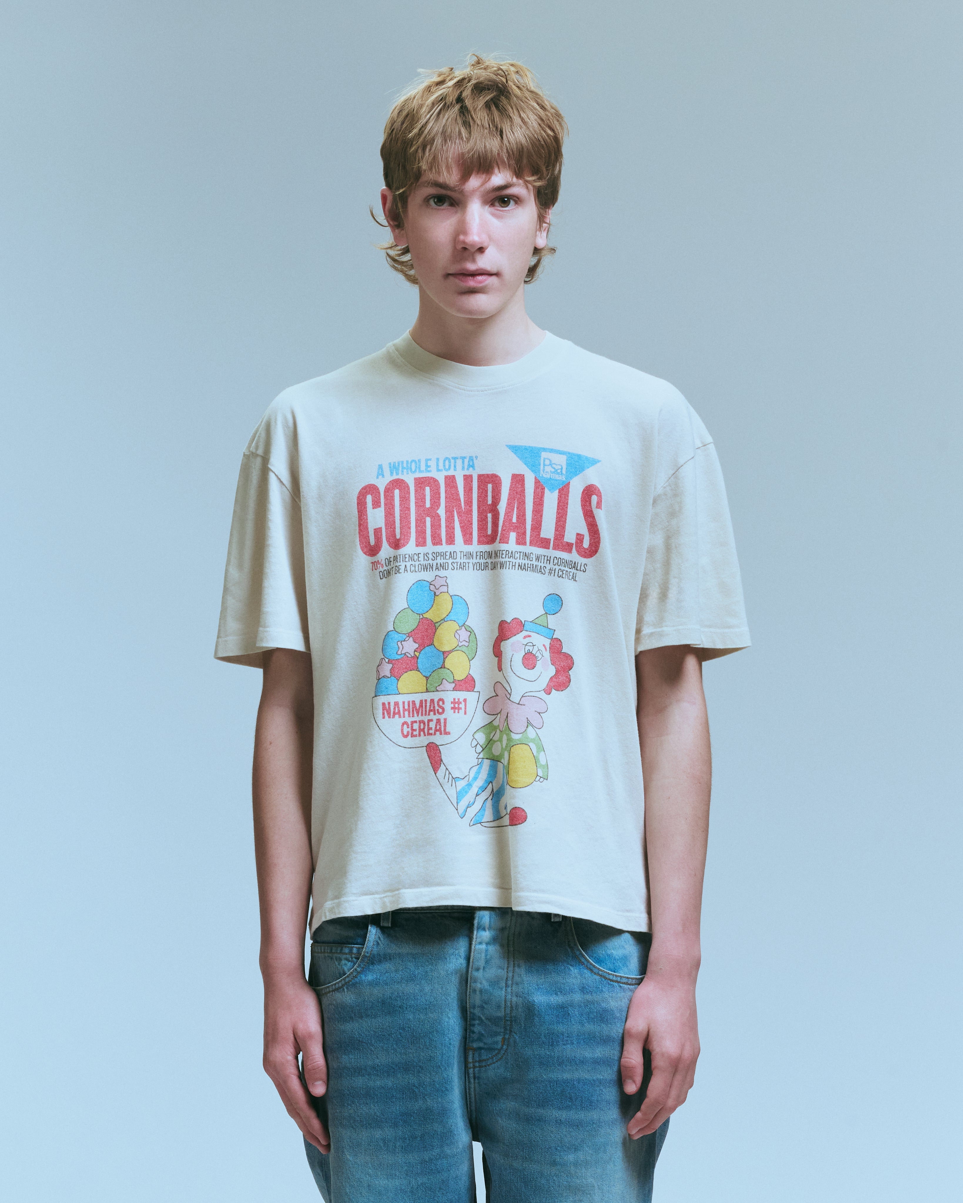 CORNBALL BOXY TEE – NAHMIAS